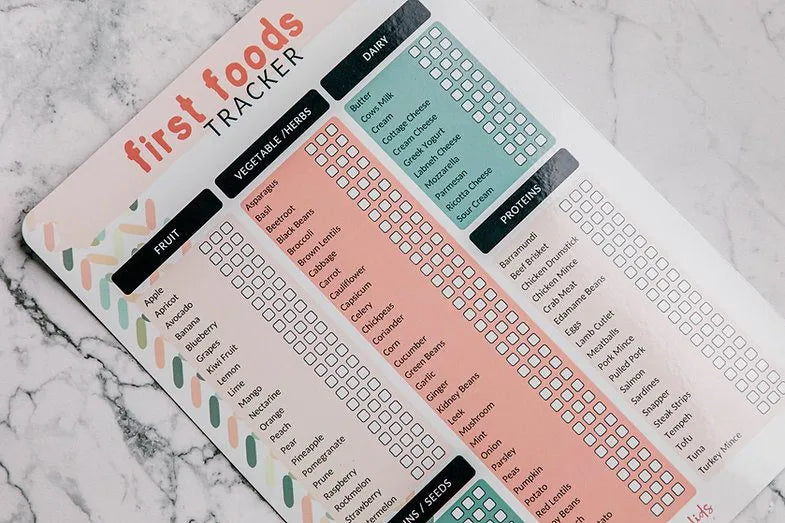 Starting Solids Magnetic Meal Planner | Starting Solids Australia